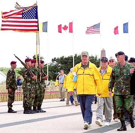 Utah Beach Commeoration 2001 Band of Brothers