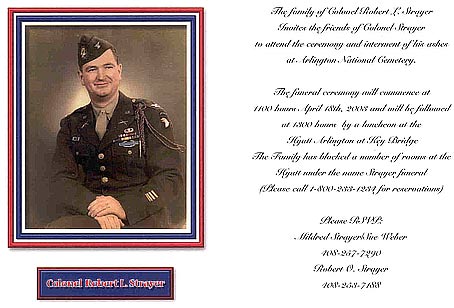 Colonel Robert L. Strayer